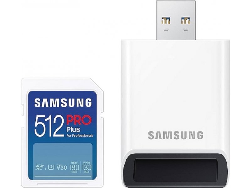 SAMSUNG MEMORIJSKA KARTICA PRO PLUS SDXC 512GB MB-SD512SB/WW OUTLET