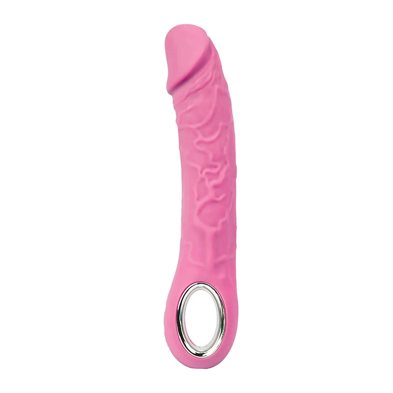 Silikonski vibrator sa grejanjem – Prometheus Pink
