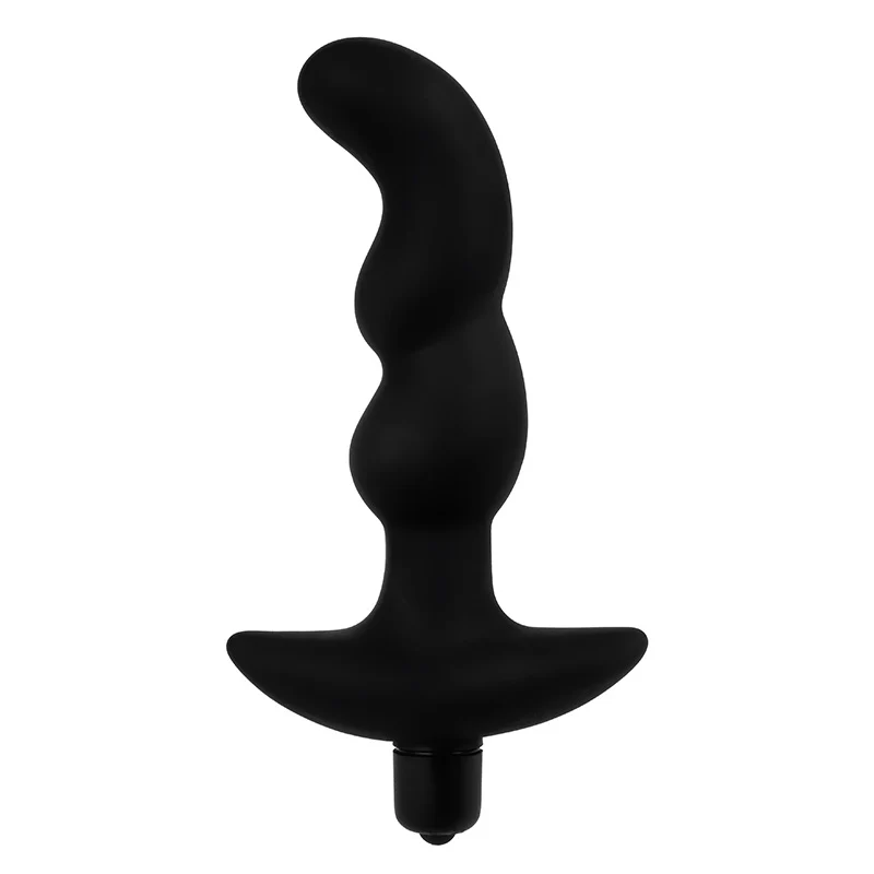 Zakrivljeni analni vibrator 15,5 cm