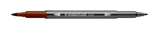 Dvostrani akvarel flomaster STAEDTLER 76 brown