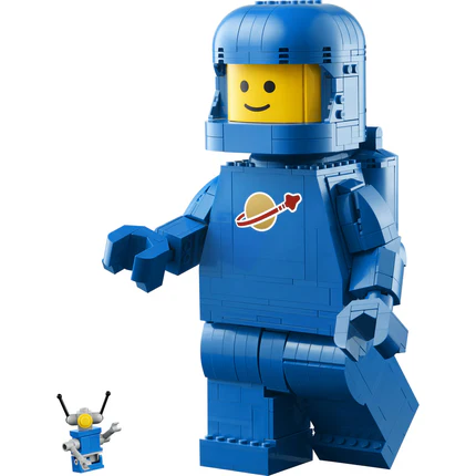 Uvećana mini-figura plavog astronauta