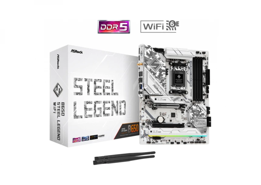 MB AMD AM5 ASRock B650 STEEL LEGEND WIFI