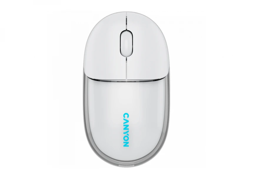 CANYON mouse OnClick 24 BT/ Wireless Transparent/White