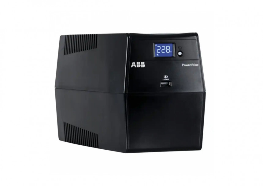 ABBYY UPS ABB PowerValue 11LI Up 1000VA 600W/Simulated Sine Wave/6 x IEC 320 C13 USB i RS232