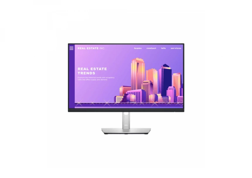 DELL P2422H monitor 23.8" IPS FULL HD 1X HDMI, 1X DP, 1X USB TYPE C