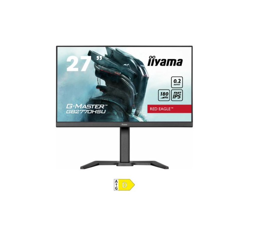 Monitor 27" Iiyama GB2770HSU-B6 IPS 1920x1080/180Hz/0,2ms/HDMI/DP/USB/zvučnici
