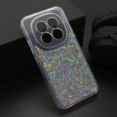 Futrola - maska CRYSTAL GLOW za Xiaomi Redmi Note 15 Pro Plus 5G ljubicasta (MS)