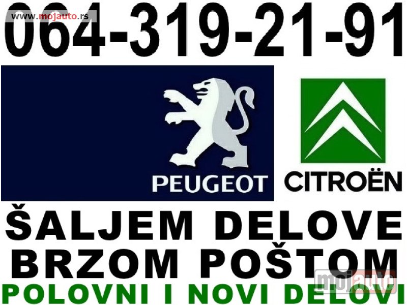 Delovi Pežo Citroen polovni i novi