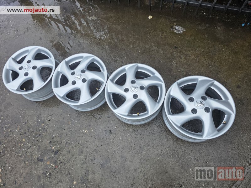 AluFelne 15Coli 4x108 Peugeot kao nove odlicne