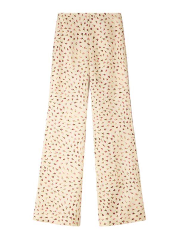 Sandro - Ženske pantalone sa cvetnim printom