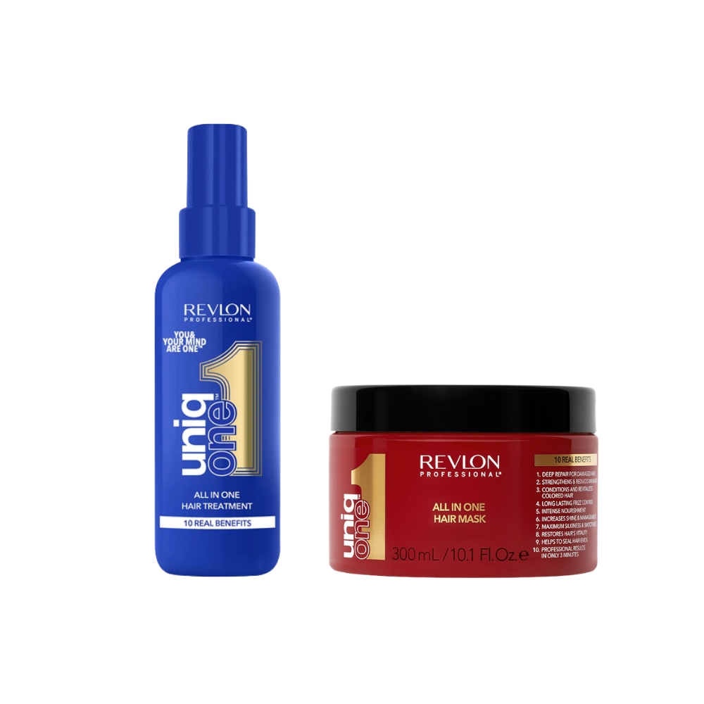 Uniq One Mask + Mental Health Hair Treatment Combo Pack (300ml+150ml)