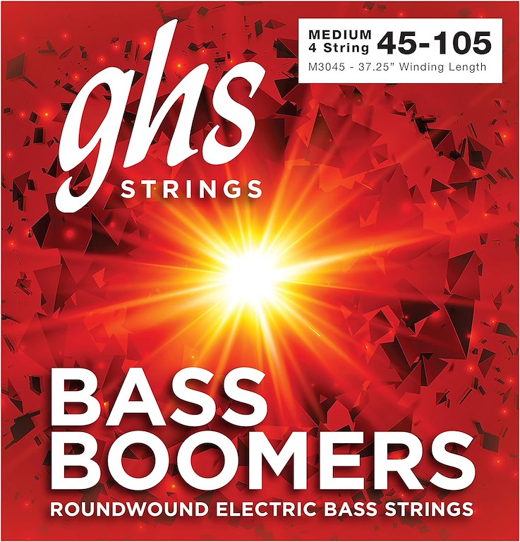 GHS M3045 45-105 Bass Boomers Long Scale - Žice za bas gitaru