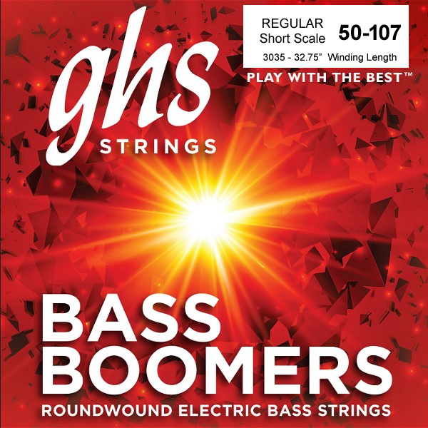 GHS 3035 50-107 Bass Boomers Short Scale - Žice za bas gitaru