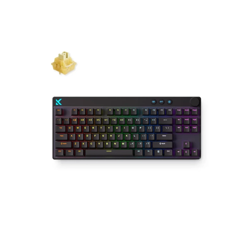 Gaming tastatura MCHOSE Mix 87 Hall Effect Magnetic Switch black