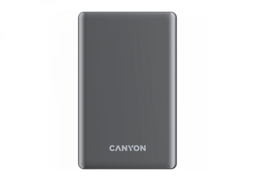 CANYON power bank OnPower 510 slim Magnetic 10000 mAh PD20W Dark Grey