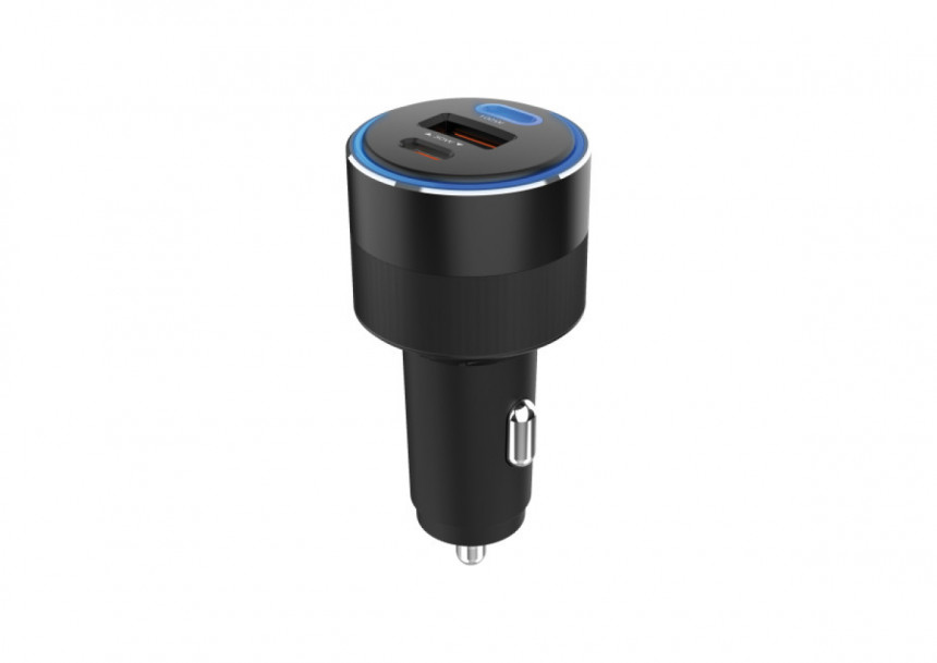 USB auto punjač Sandberg 3in1 USB/USB-C 130W 441-49