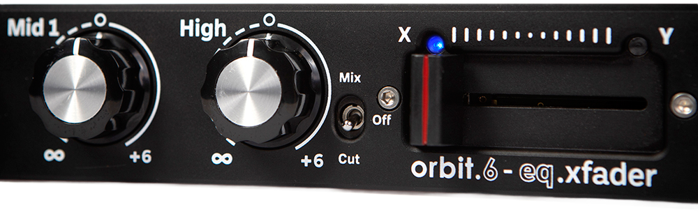 Union Audio ORBIT.6 ISO/X-Fader, Rackmount Mixer, black