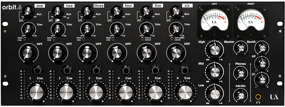 Union Audio ORBIT.6 Rackmount 6-CH Rotary Mixer