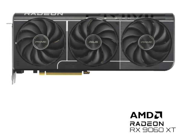 Graficka karta ASUS PRIME-RX9060XT-O16G AMD/16GB/GDDR6/128bit/crna (PRIME-RX9060XT-O16G)