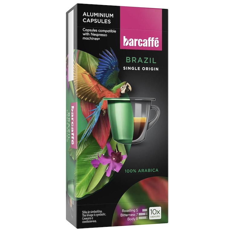 Barcaffè Nespresso Brazil 10/1 | Kapsule za Kafu
