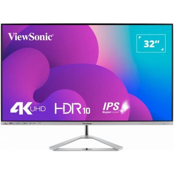 Monitor 32 Viewsonic VX3276-4K-MHD 3840x2160/UHD 4K/VA/60Hz/4ms/2x HDMI/DP/Mini DP/HDR10/Zvučnici