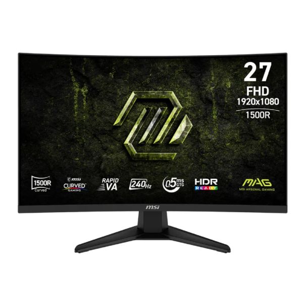 MSI 27 inča MAG 275CF X24, FHD 1920x1080 Rapid VA 240Hz gaming monitor