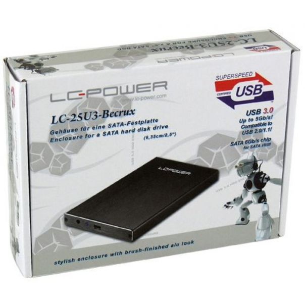 LC POWER HDD Rack 2.5" LC-25U3-Becrux SATA USB3.0