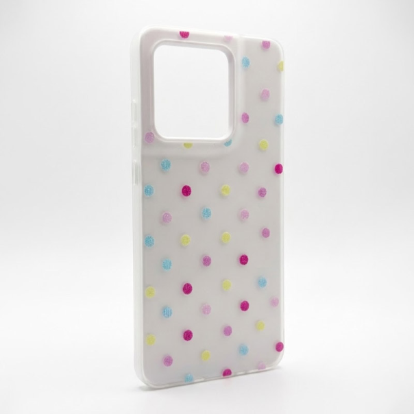 Maska za Motorola Edge 60 Fusion/ Edge 60/ Edge 60S Candy Dots bela