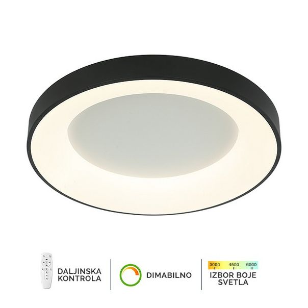 FORMA LED plaf. lampa 86W 4000K F2049-86C BK