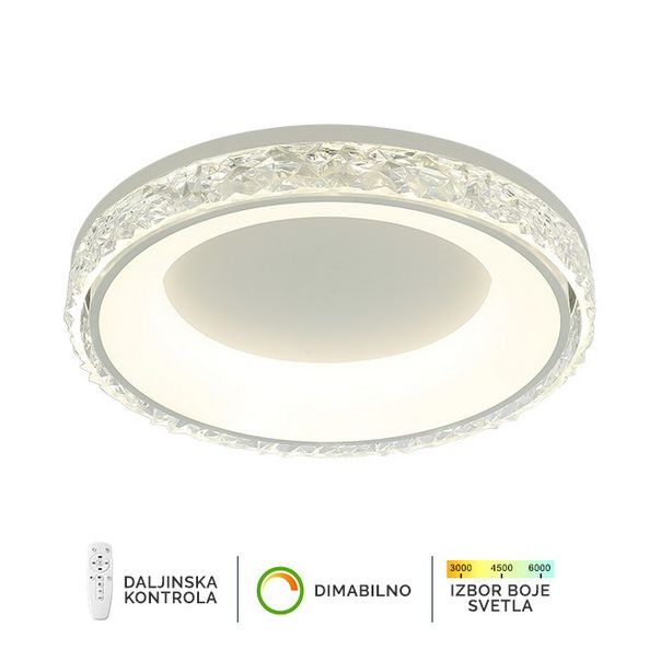 FORMA LED plafonjera 82W 3000K-6400K LP-402-82R WH
