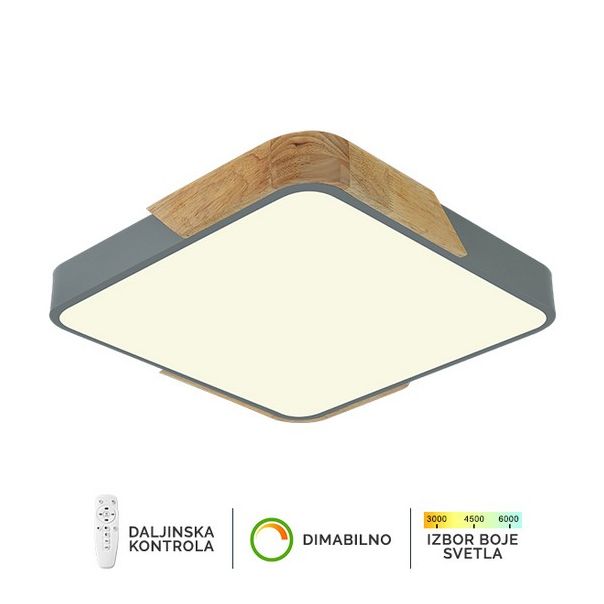FORMA LED plafonska lampa 30W 3000K-6400K F2812-30C SV-drvo