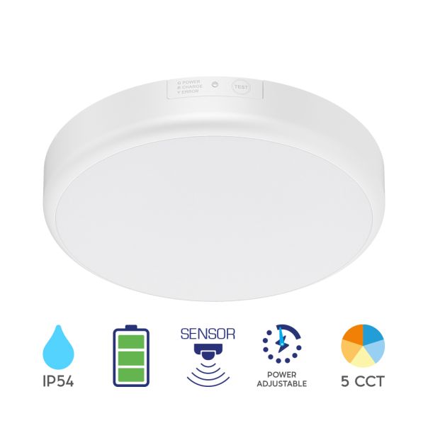 BRAYTRON LED plafonjera sa senzorom BRY-GRANDE-RND-20W-5IN1-SNS-KIT-IP54