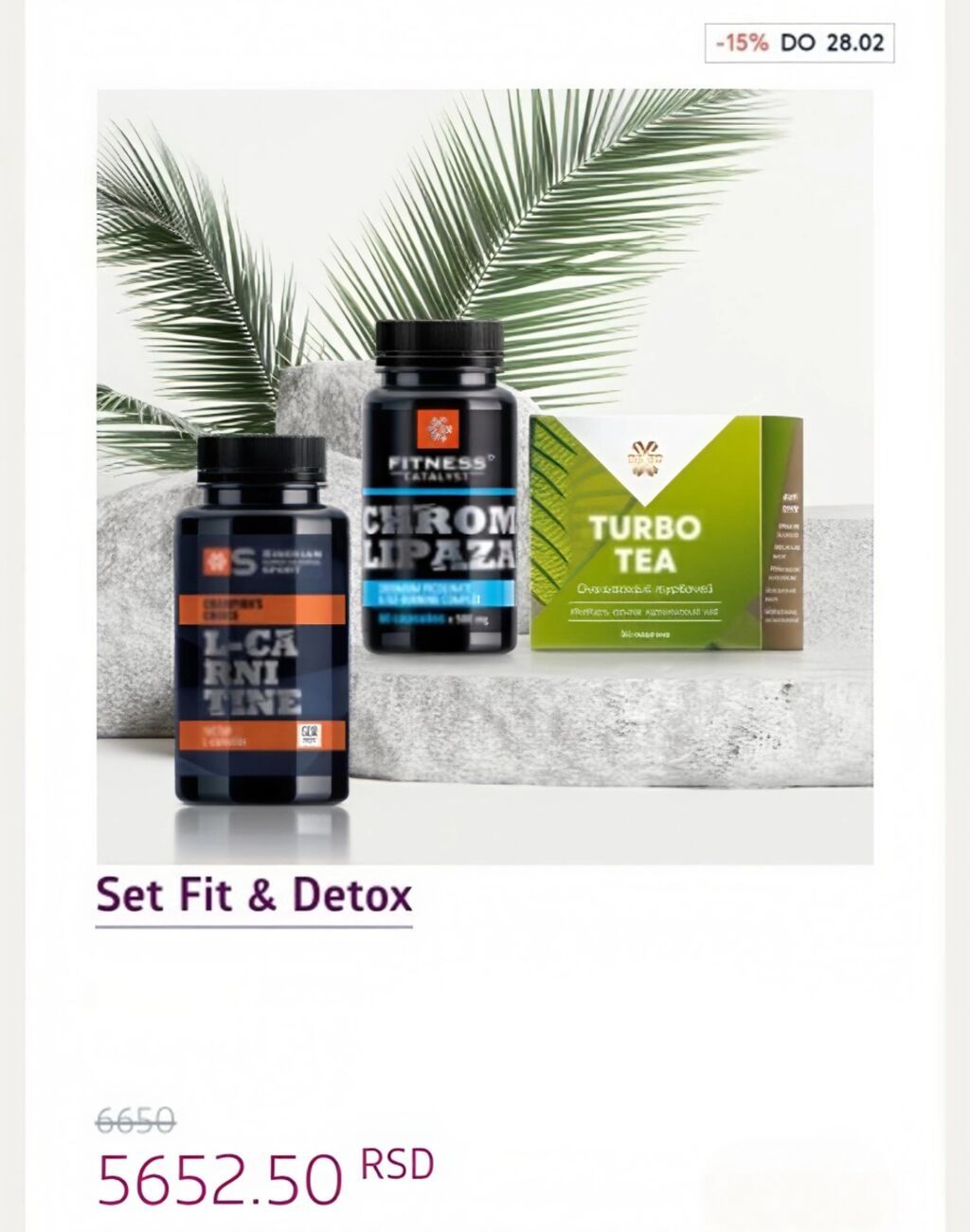 Set Fit & Detox – paket za podršku metabolizmu i oblikovanju