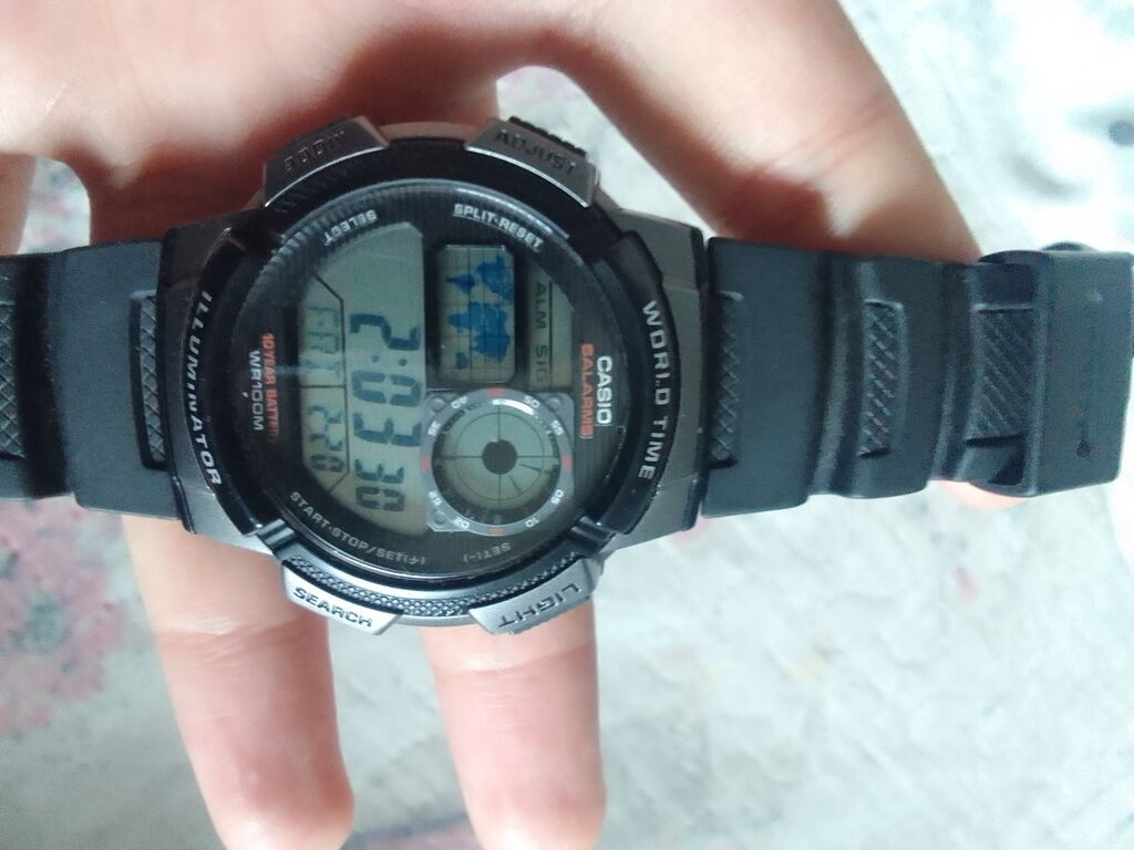 Casio digitalni ručni sat – World Time, Illuminator - Funkcije