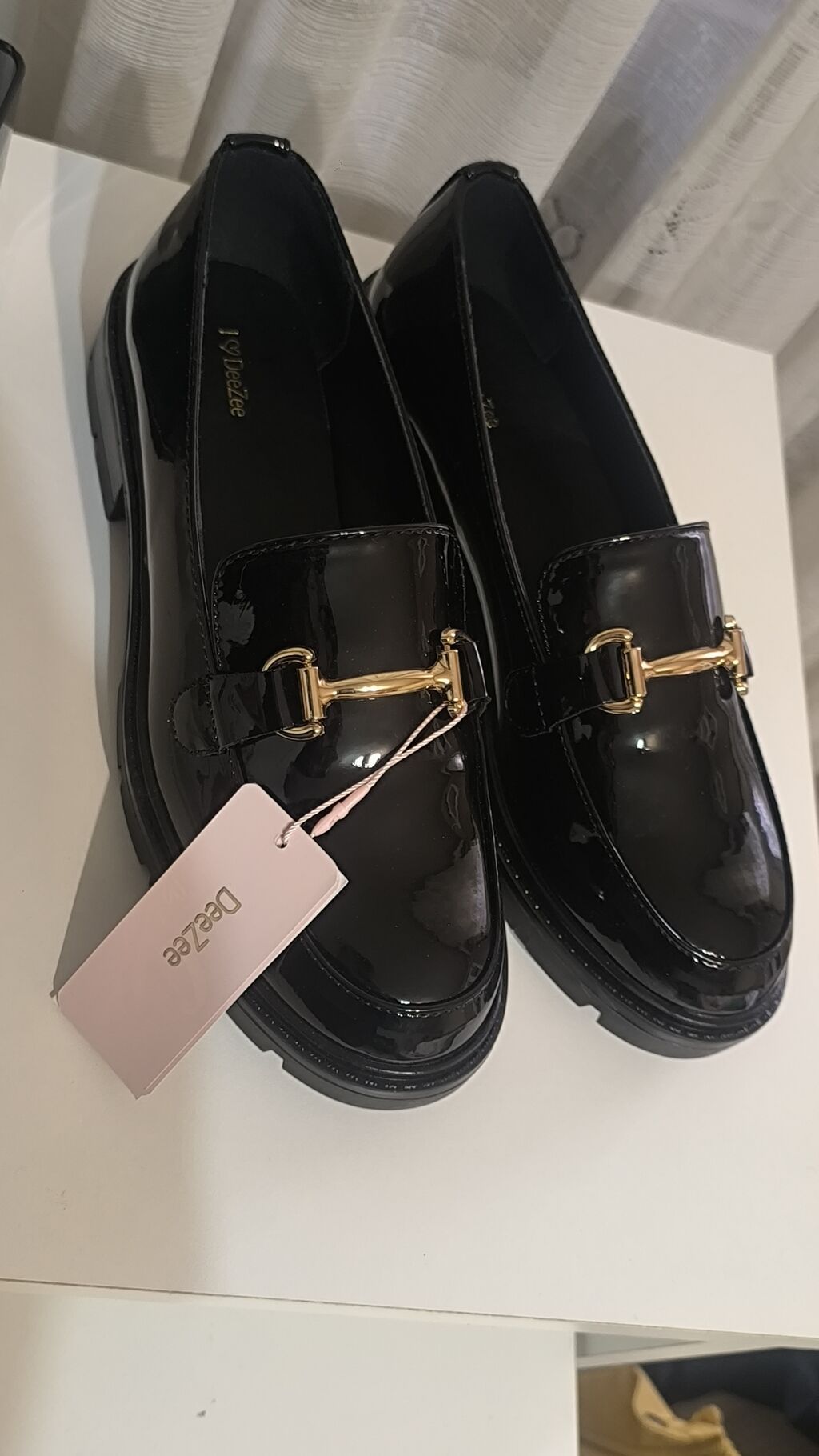 DeeZee ženske mokasine 39 – model Florence HY60116-3 - Boja: crna
