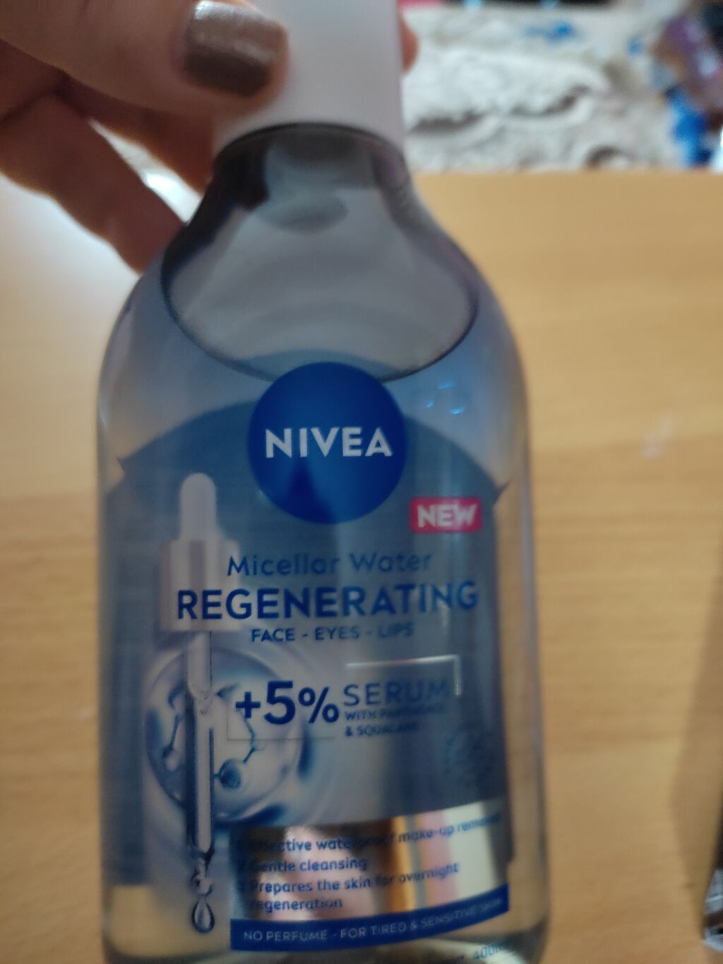 Novo! Micelarna voda+5% seruma. Nivea. 400 ml