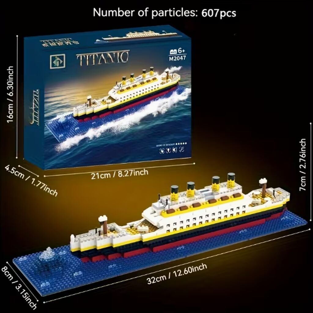 Kockice za sastavljanje - Brod Titanik U pitanju je sitniji format