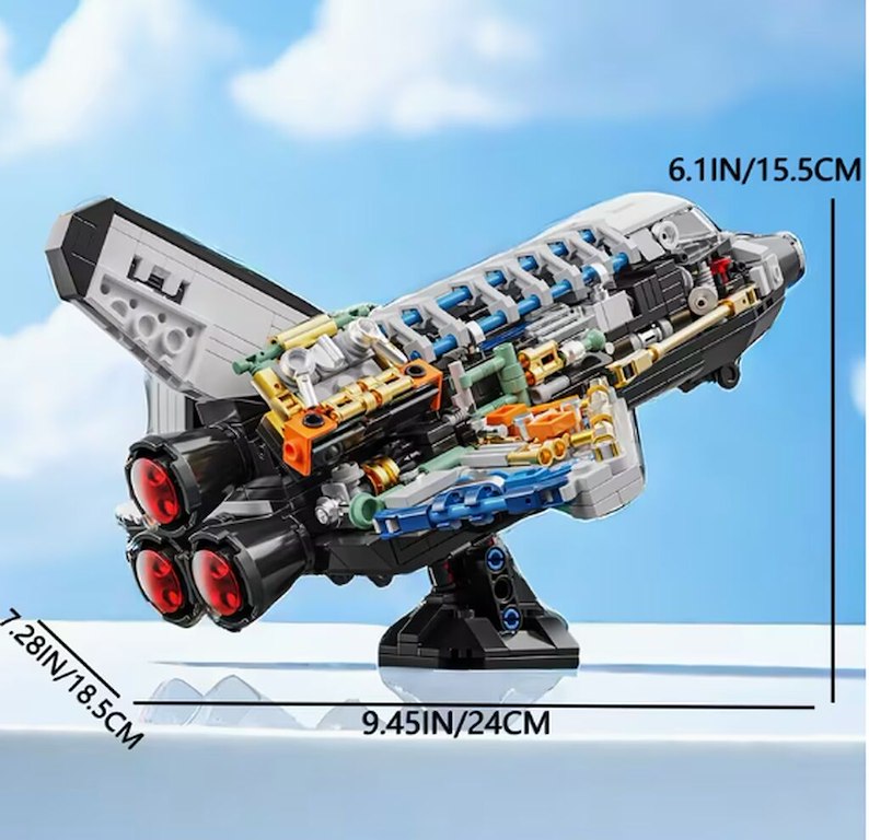 Kockice za sastavljanje - Space shuttle discovery Kockice, izgledom