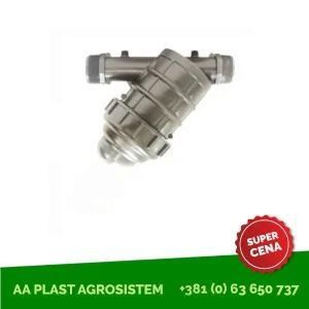 Filter 2\" 120 mesh sa slavinom Palaplast. Filter 2\"" sa VN