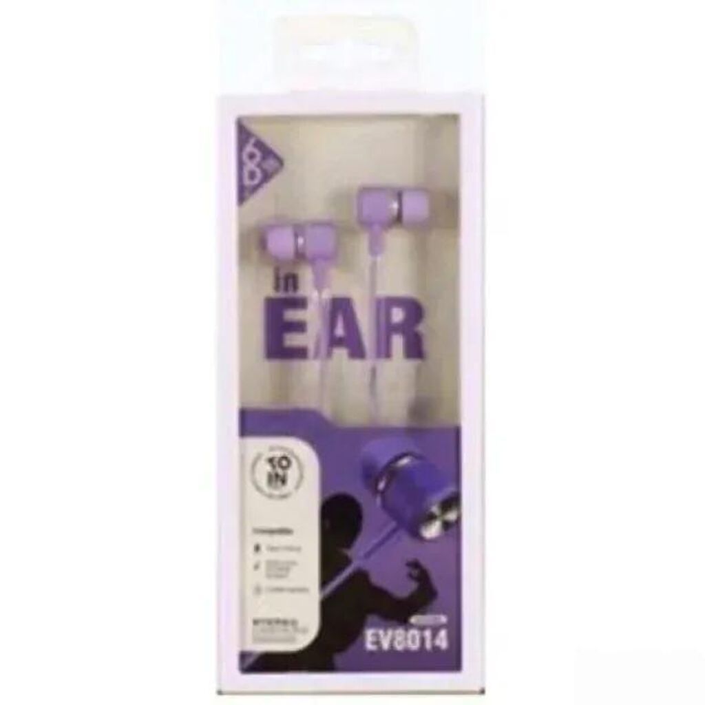 Slušalice sa mikrofon Elmcoei EV8014 Handsfree In-Ear 3,5mm. OPIS