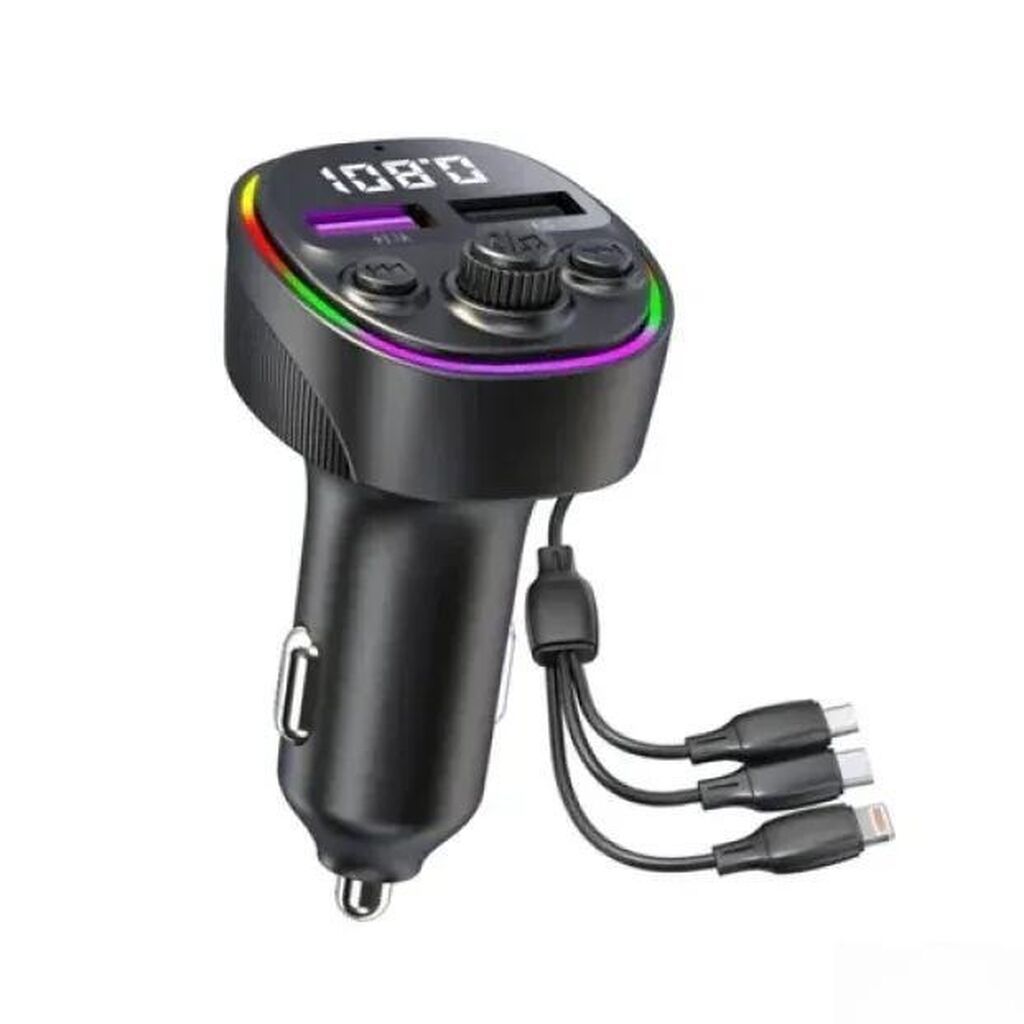 Bluetooth FM transmiter MP3 za auto CS1 NOVO. Opis proizvoda: Za oko