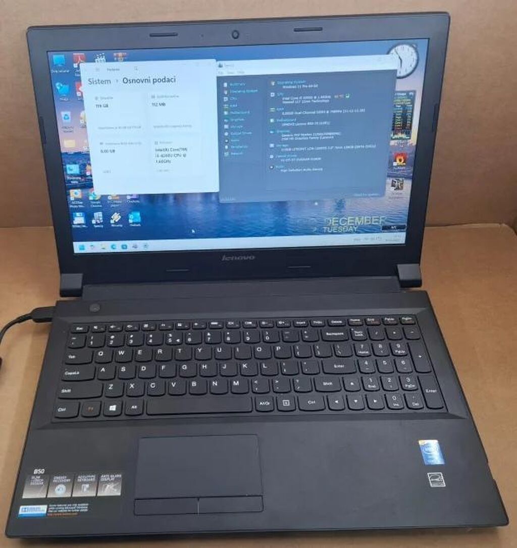 Lenovo B50 Šifra proizvoda: L-1345 Lenovo B50 je pouzdan laptop sa