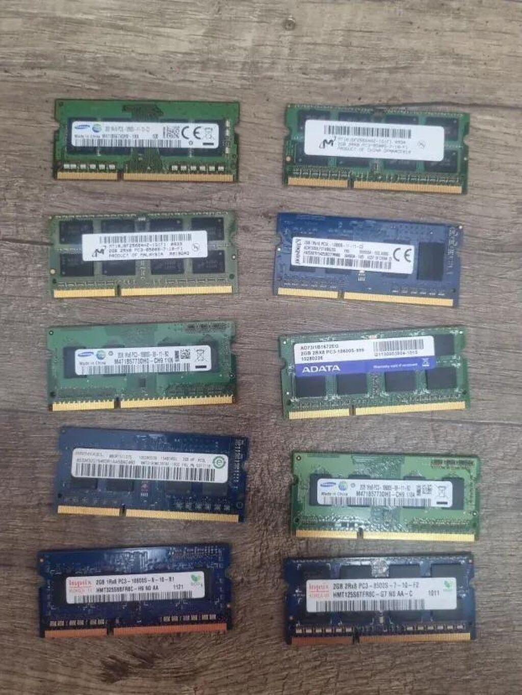 10 x 2gb DDR3. Ispravne. ✨ Vise kompleta na stanju