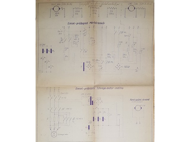 Šema Test Stanice Za Ispitivanje Dizel Motora