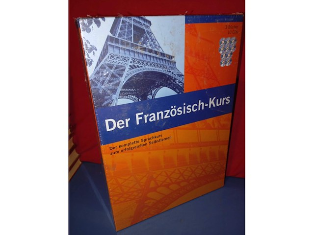 Der Französisch-Kurs, 3 Bücher,10 CDs