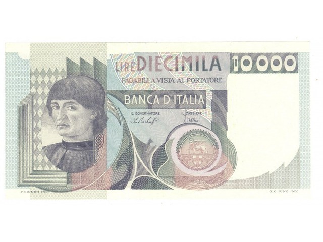 Italija 10000 lira 1976 aUNC