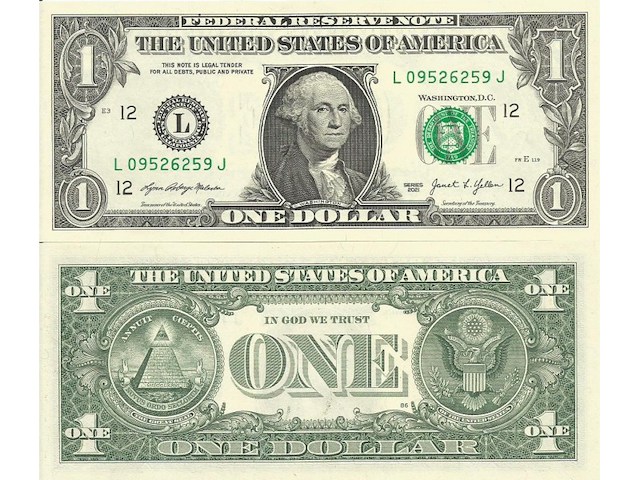 USA Amerika 1 dollar 2021 UNC L = San Francisco