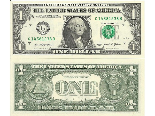 USA Amerika 1 dollar 2021 UNC G= Chicago