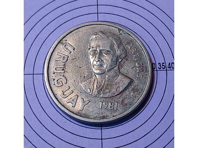 Urugvaj 10 pesos 1981g km79