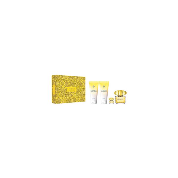 VERSACE YELLOW DIAMOND EDT 90ml+BODY LOTION 100ml+SHOWER GEL 100ml+EDT 5ml 634 Parfem